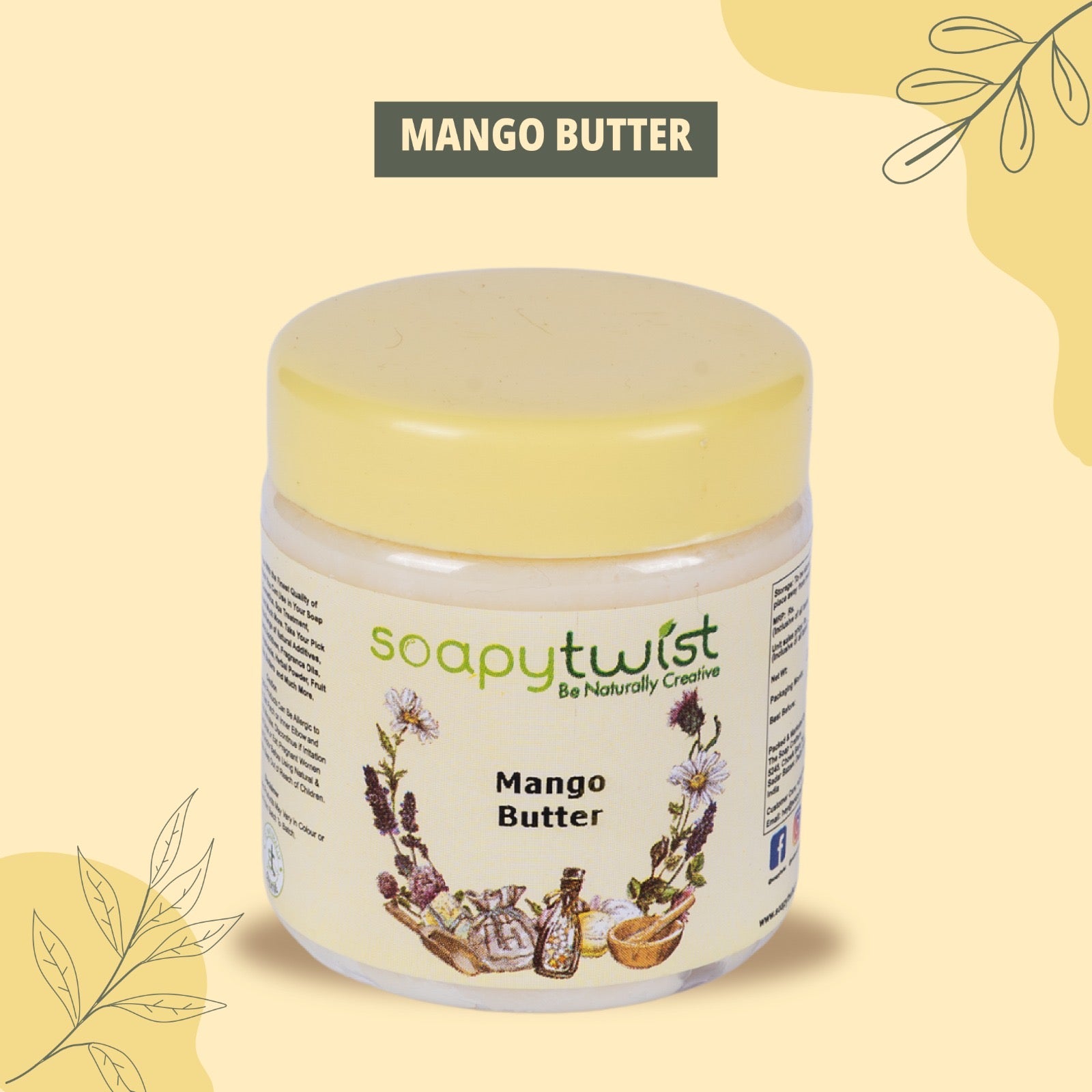 Mango Butter | Buy Organic Body Butters in Bulk online | Soapy Twist