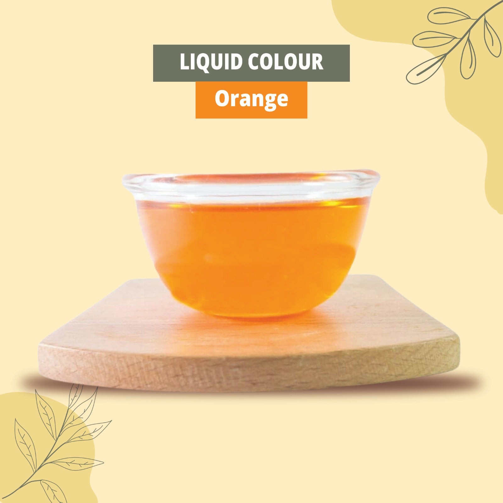 Buy Orange Liquid Colour for Soap Making Online in Bulk at Soapy Twist