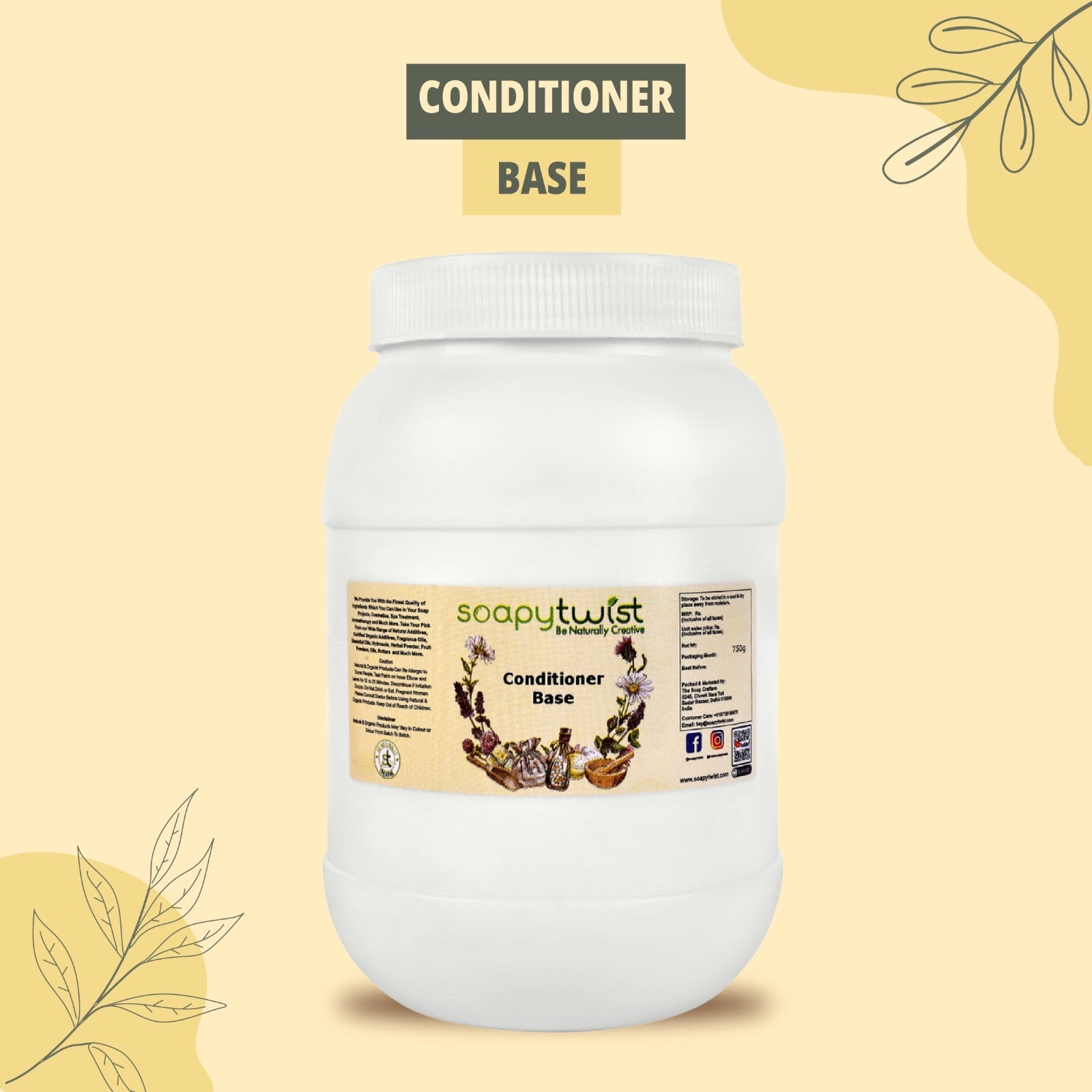 Conditioner Base | Sulfate & Paraben Free | Silicone Free | PEG Free