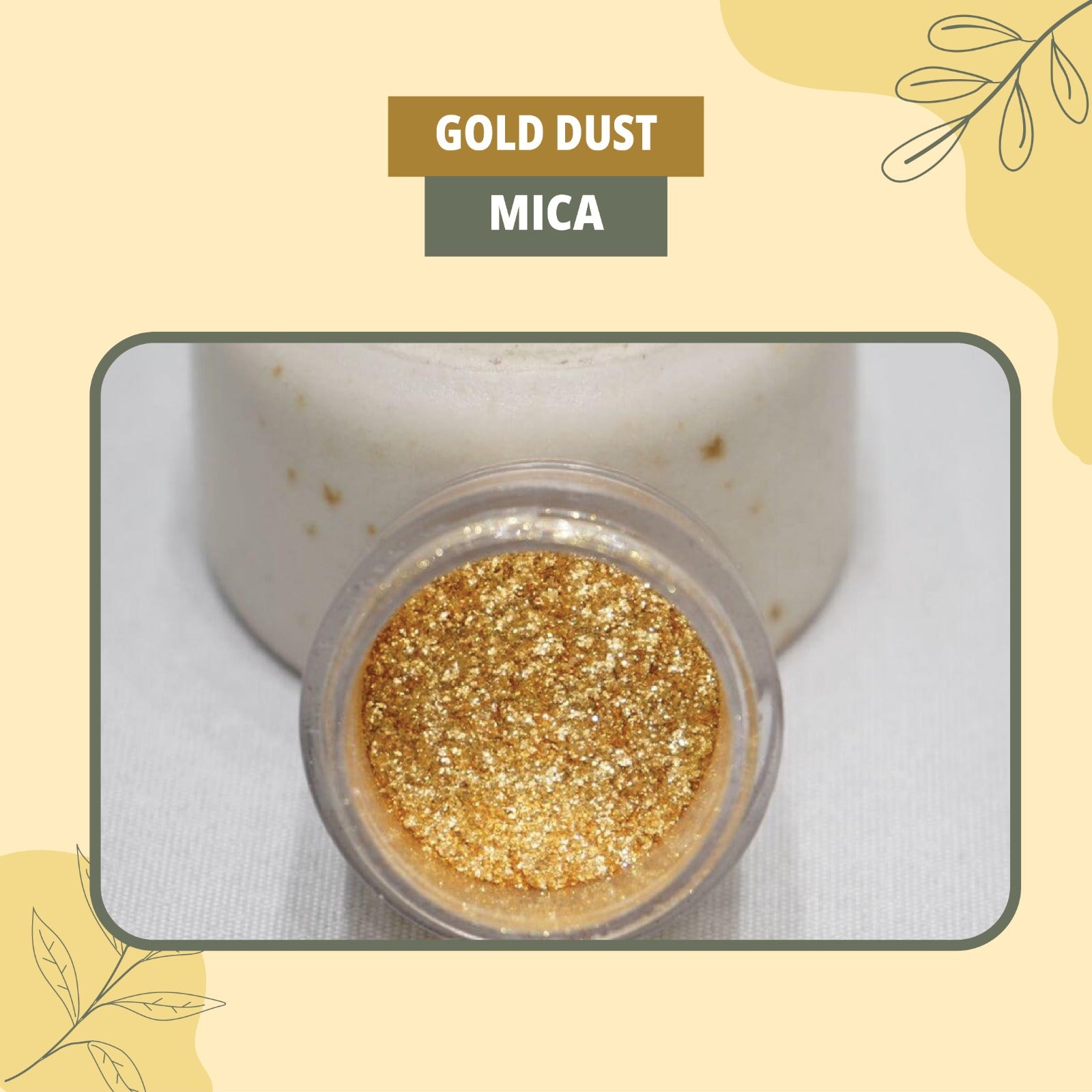 Gold Dust Mica | Natural Mica Powder | Soap Making | Color Cosmetics