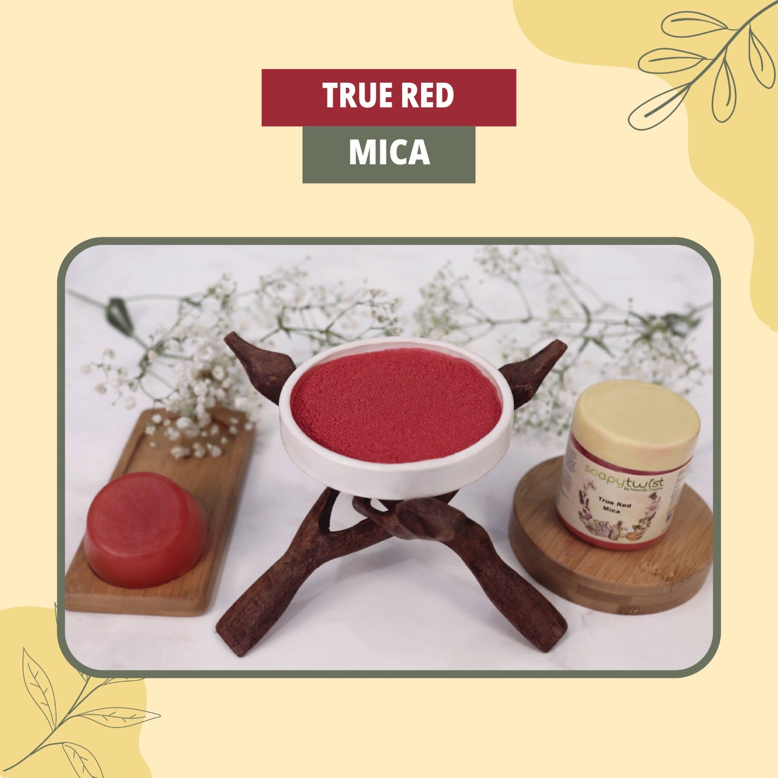 True Red Mica Colour | Mica Colours for Soap & Cosmetic Making