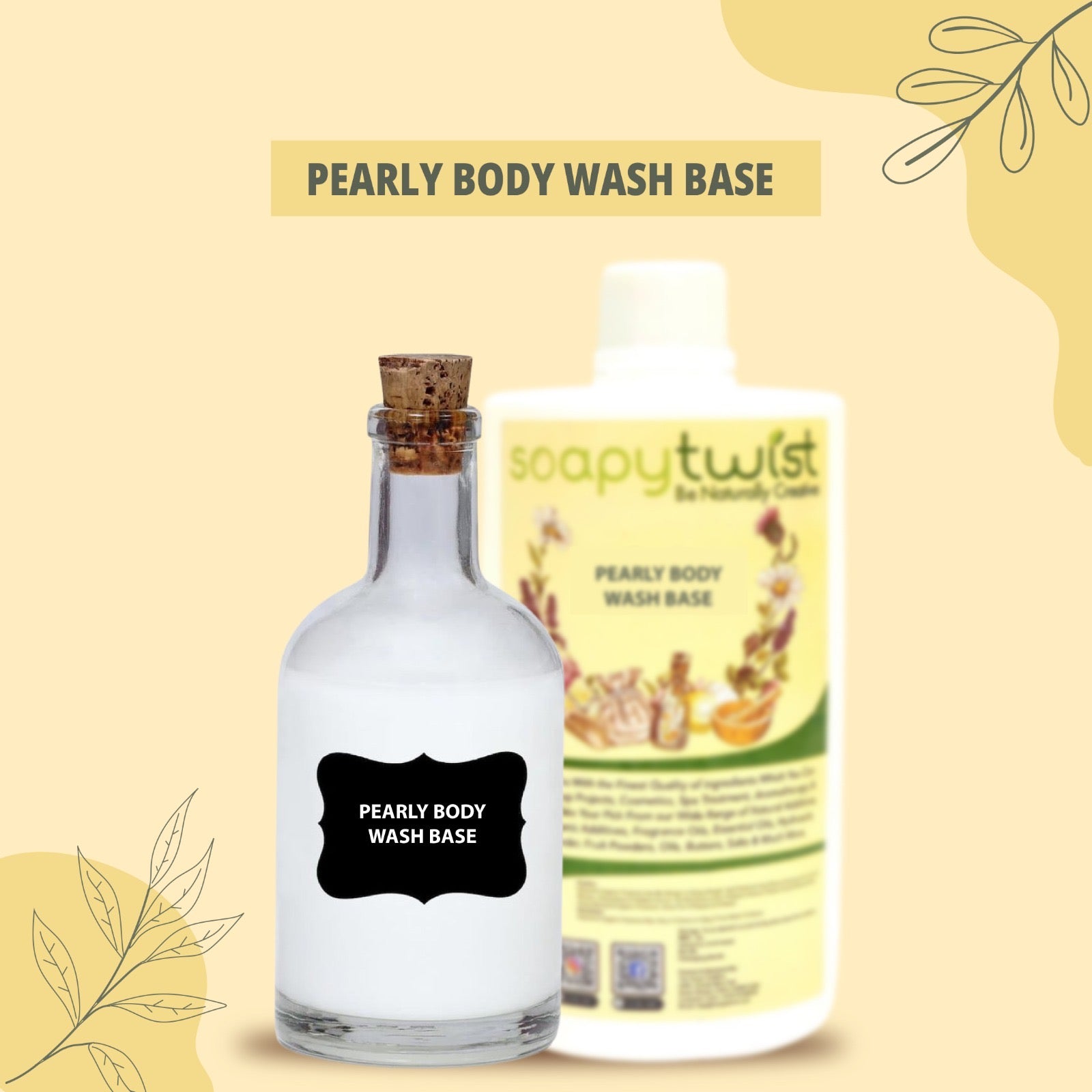 Pearly Body Wash Base | Liquid Soap Bases | DIY Skincare | Soapy Twist