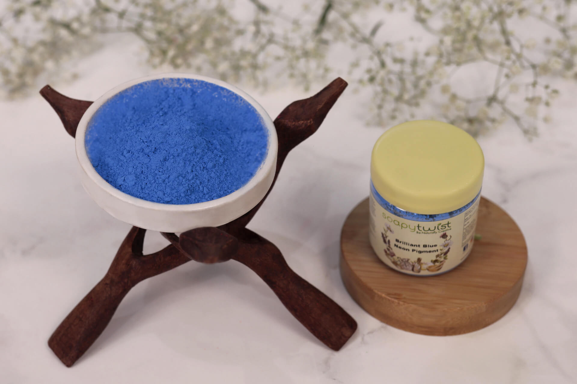 Brilliant Blue Neon Pigment Powder | Soap Colorants | DIY Skin Care