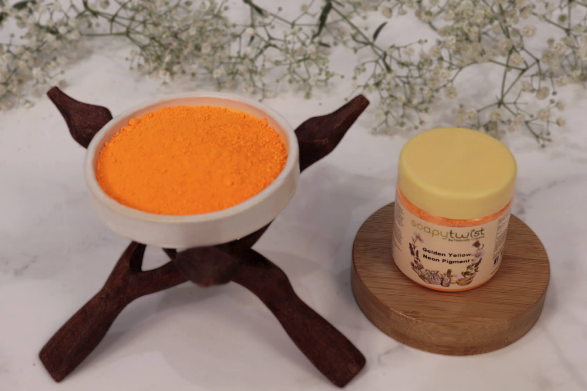 Golden Yellow Neon Pigment | Soap Making Colorants | Soapy Twist