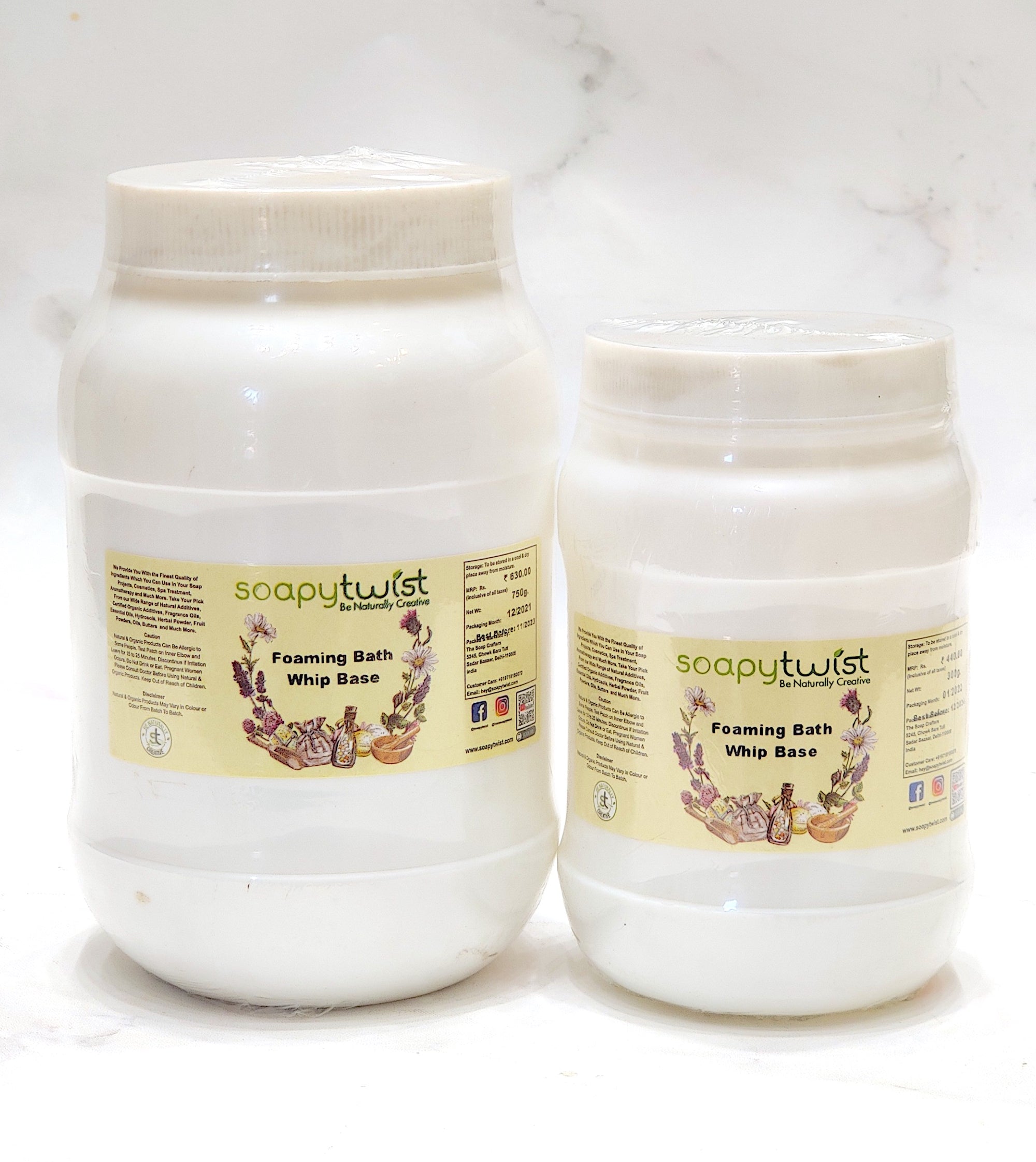 Foaming Bath Whip Base | Whipped Cream Soap | Body Scrub | Soapy Twist