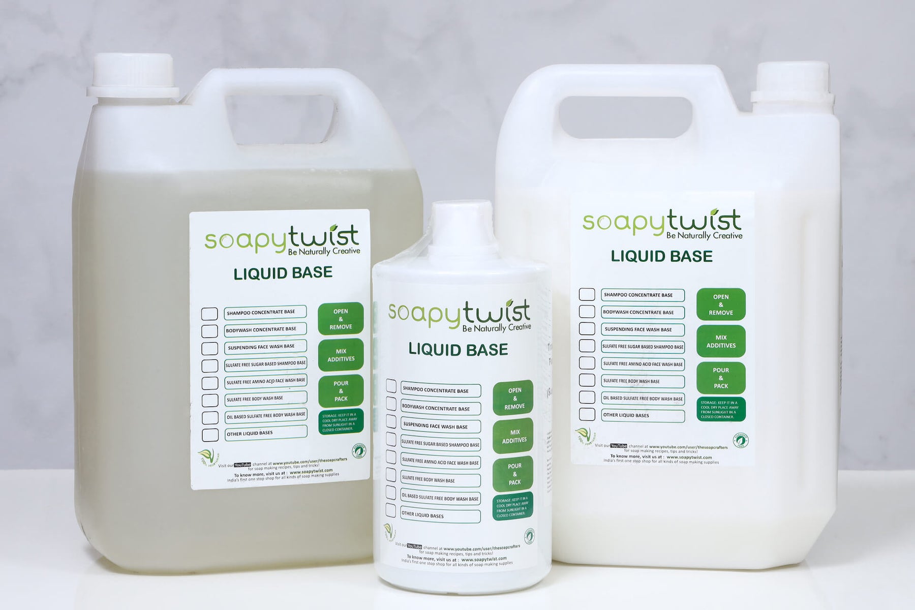 Transparent Shampoo Base Concentrate | Soapy Twist Shampoo Base